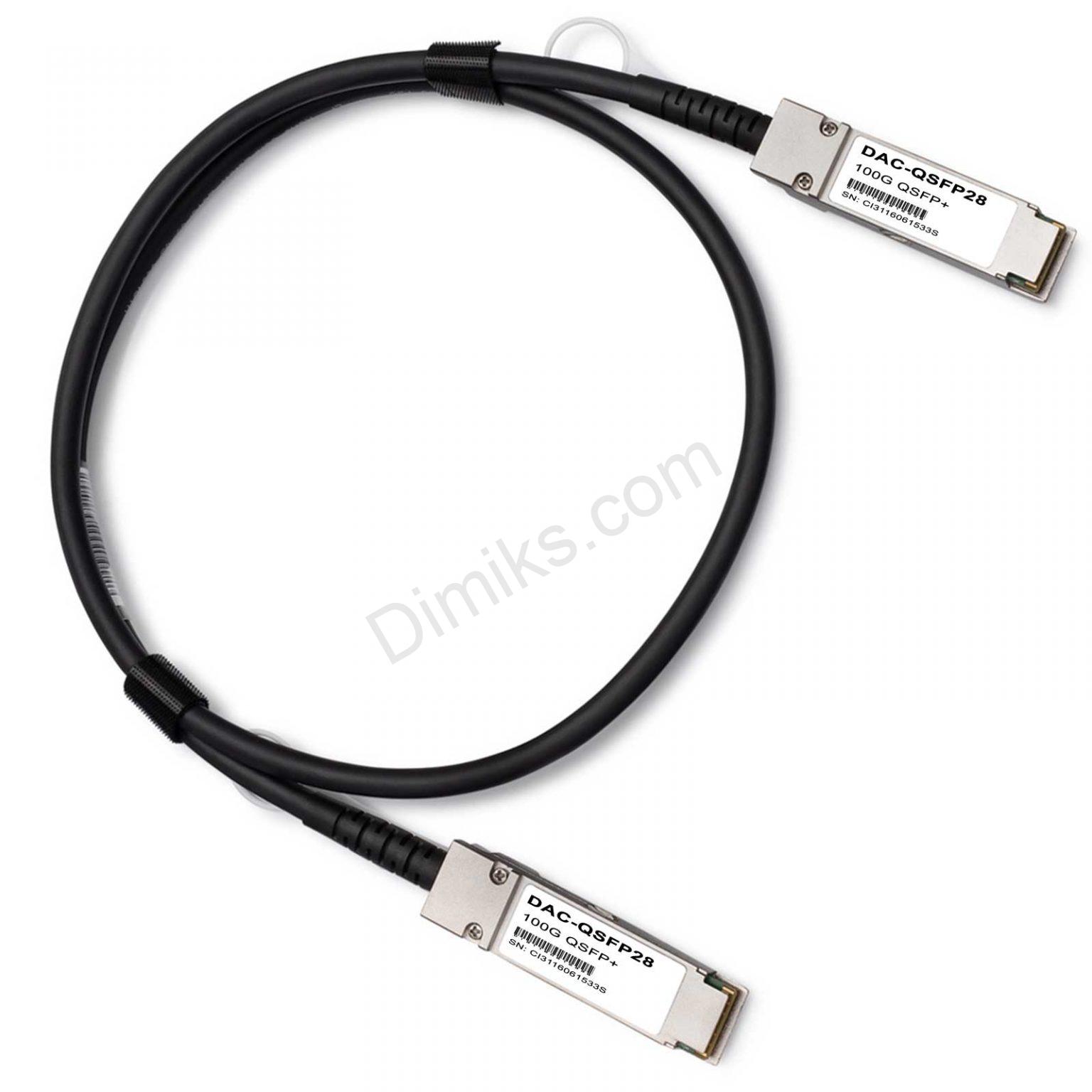 100G DAC cable QSFP28 to 4xSFP28 – Dimiks Store